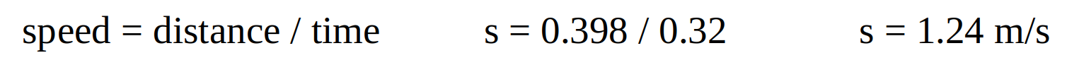 speed-calculation – Mr Tarrant's physbang 'blog