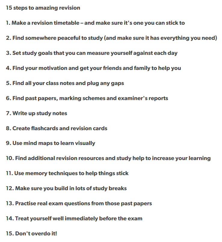 How to Revise – Mr Tarrant's physbang 'blog